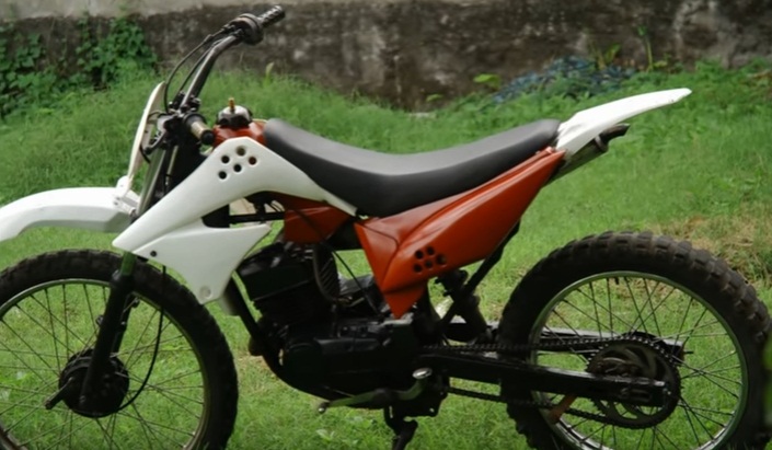 Modifikasi Suzuki TRS 118cc Model Trail Keren Terbaru