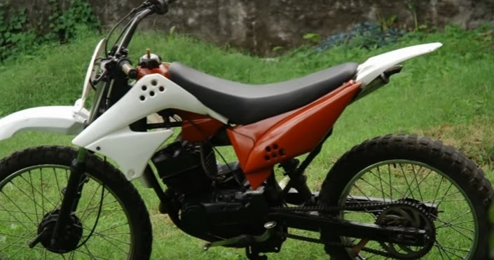 Modifikasi Suzuki TRS 118cc Model Trail Keren Terbaru