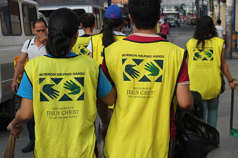 Here and There: MORMON HELPING HANDS