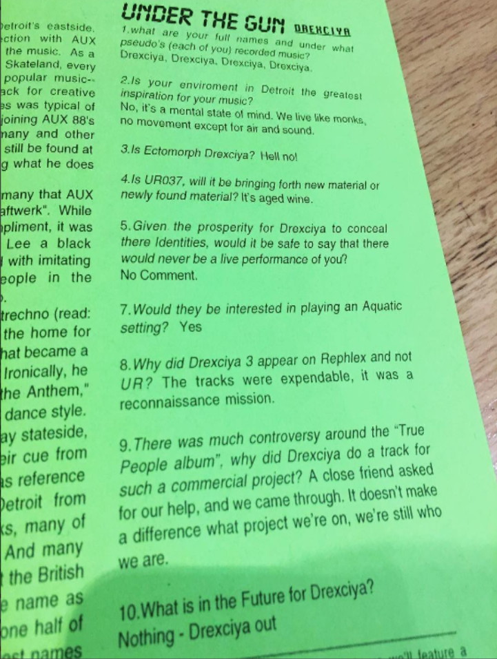 Drexciya Research Lab: James Stinson Tribute Events, RubaDub Archive ...