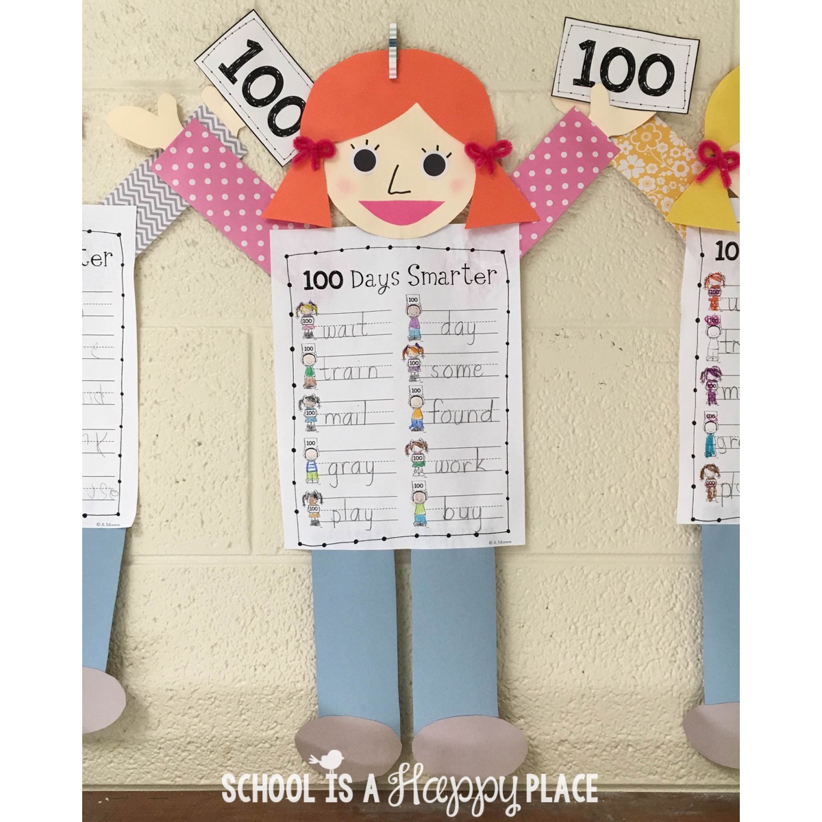 School Is a Happy Place: Make the Most of the 100th Day (Tips and Free ...
