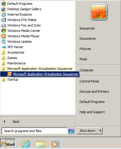 Venu Singireddy's blog: Install App-V Sequencer