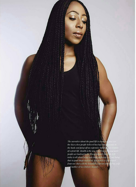 Dakore Egbuson Akande shows off her stunning body in Magazine shoot!