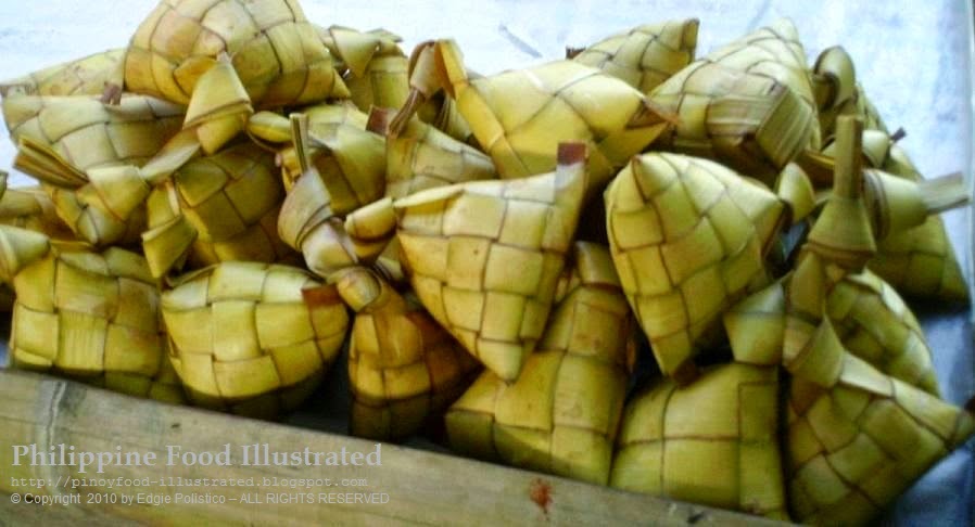 Philippine Food Illustrated: puso (plain rice)