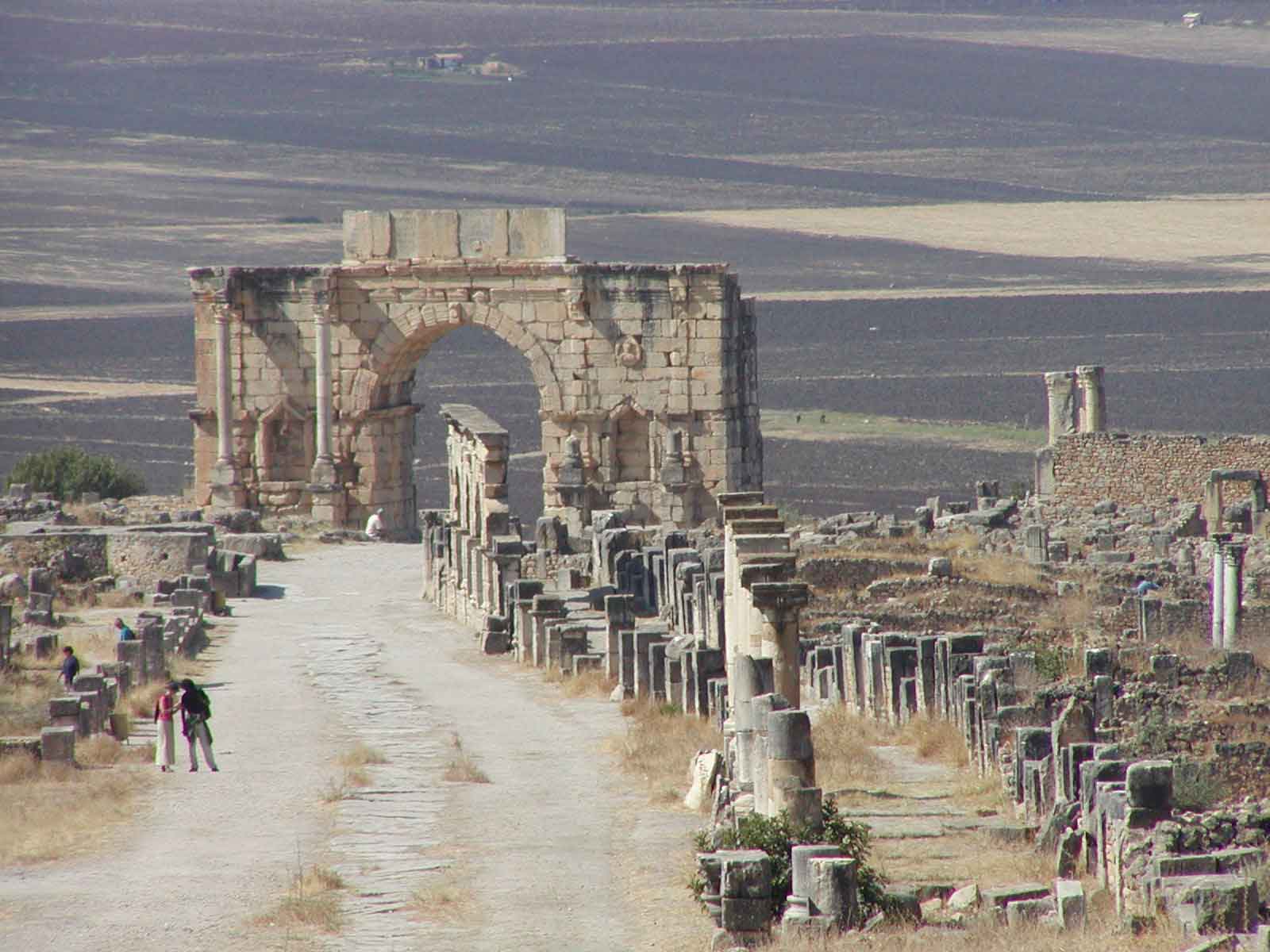 Topographie: Volubilis