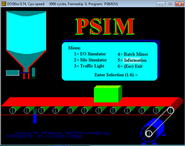 Sederhana Wae: PROGRAM PSIM SILO SIMULATOR