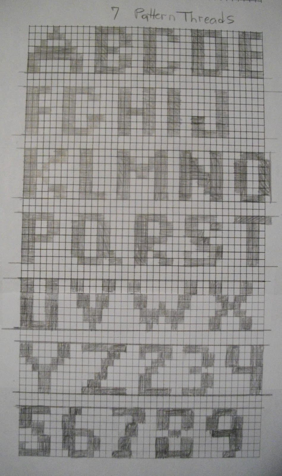 Reggie the Potter... and Tape Loom Weaver: Weaving Letters into Bands