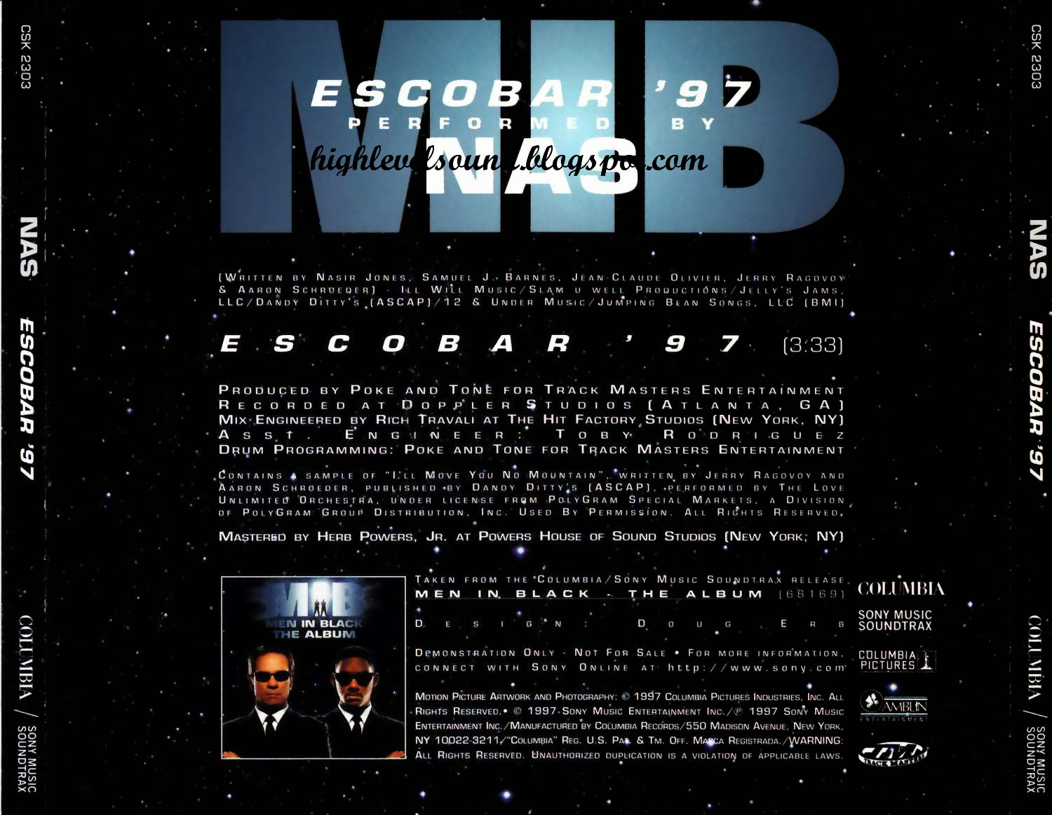 highest level of music: Nas - Escobar '97-(Promo_CDS)-1997-hlm