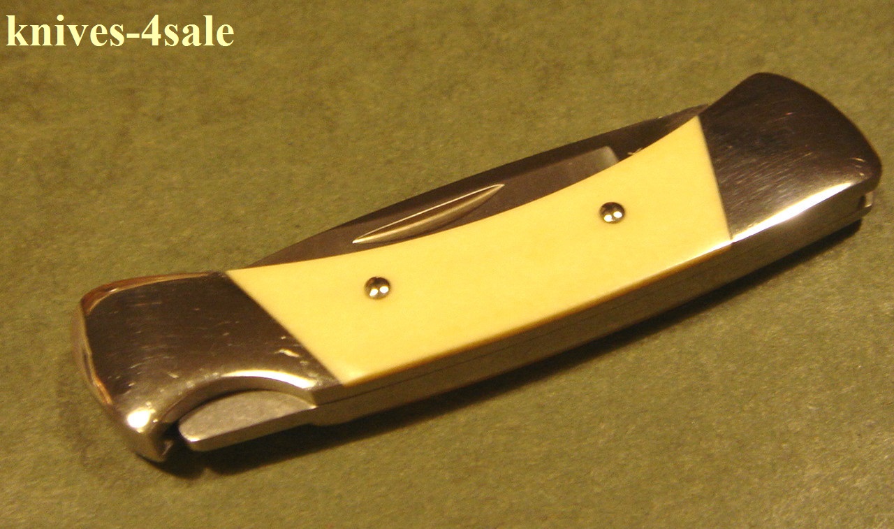 knives-4sale: Buck 506 USA 1970's 80's Ivory Micarta White Knight ...