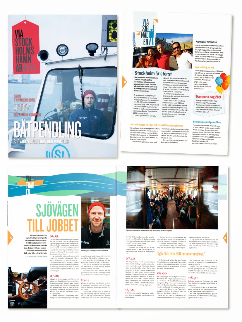 Eva Edberg: Layout av tidningar på Etc Kommunikation