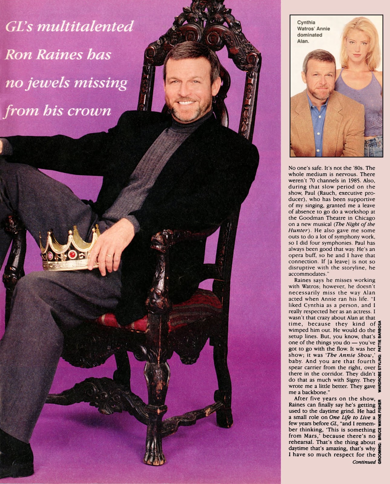 Guiding Light: Ron Reigns - Ron Raines