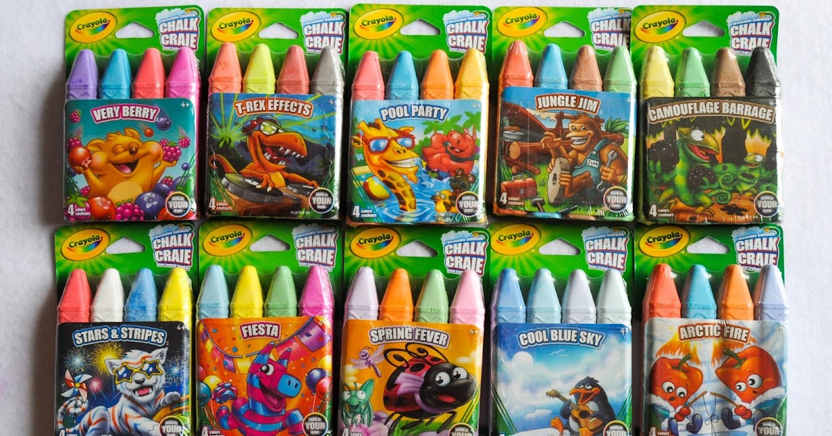 4 Count Crayola Build Your Box Chalk: What's Inside the Box | Jenny's ...