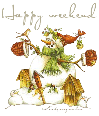 Yo's Gif's: Christmas Happy Weekend Gif