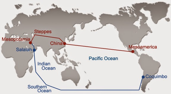 NephiCode: The Lord’s Route for the Jaredite Voyage – Part I