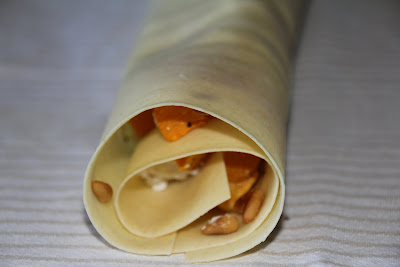 The shady pine: Roasted Pumpkin and Goat Cheese Rotolo