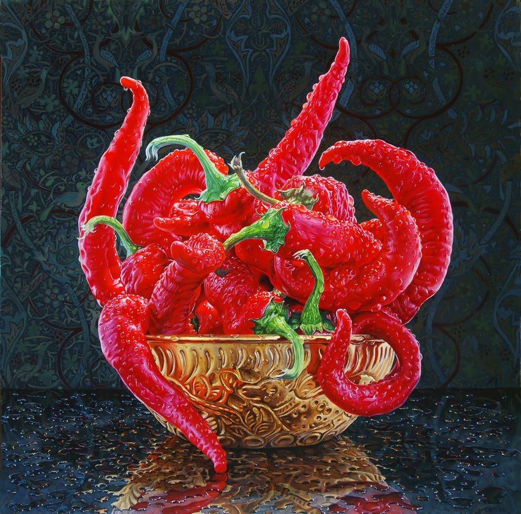 Eric Wert, 1976 ~ Hyperrealist Floral Still Life painter | Tutt'Art ...