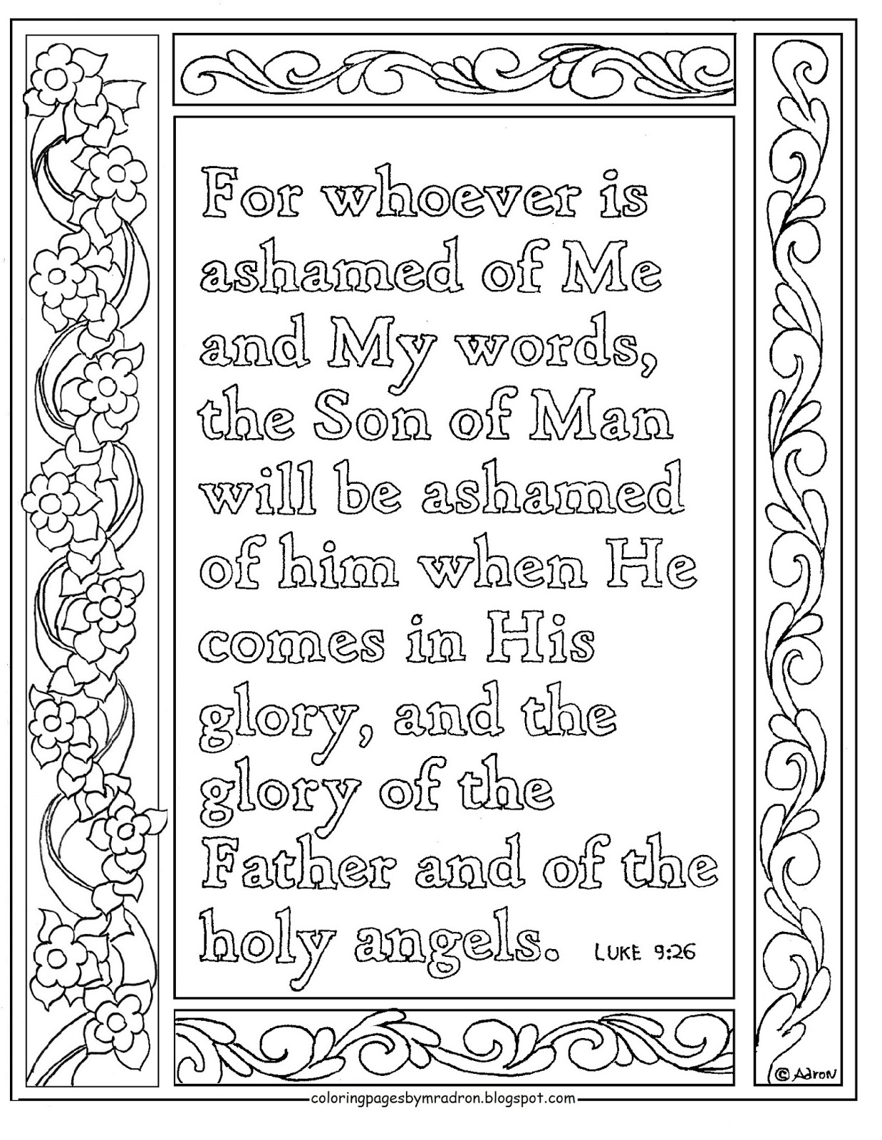 Bible verse coloring page, Free printable coloring pages, Christian ...
