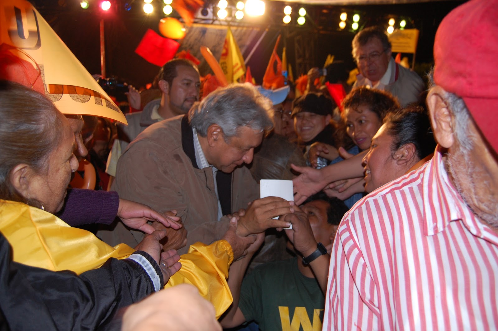 Cntl rndr: Mitin de Andrés Manuel López Obrador en la delegación Zona Norte