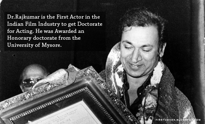 8 Interesting facts about Legend of Kannada Cinema Dr.Rajkumar ...