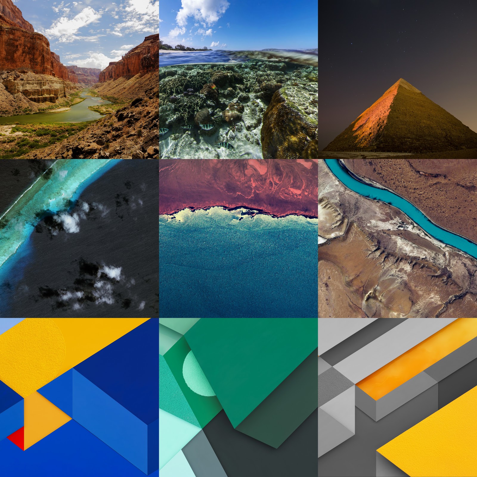 Android 6.0 Marshmallow 9 New Stock Wallpapers