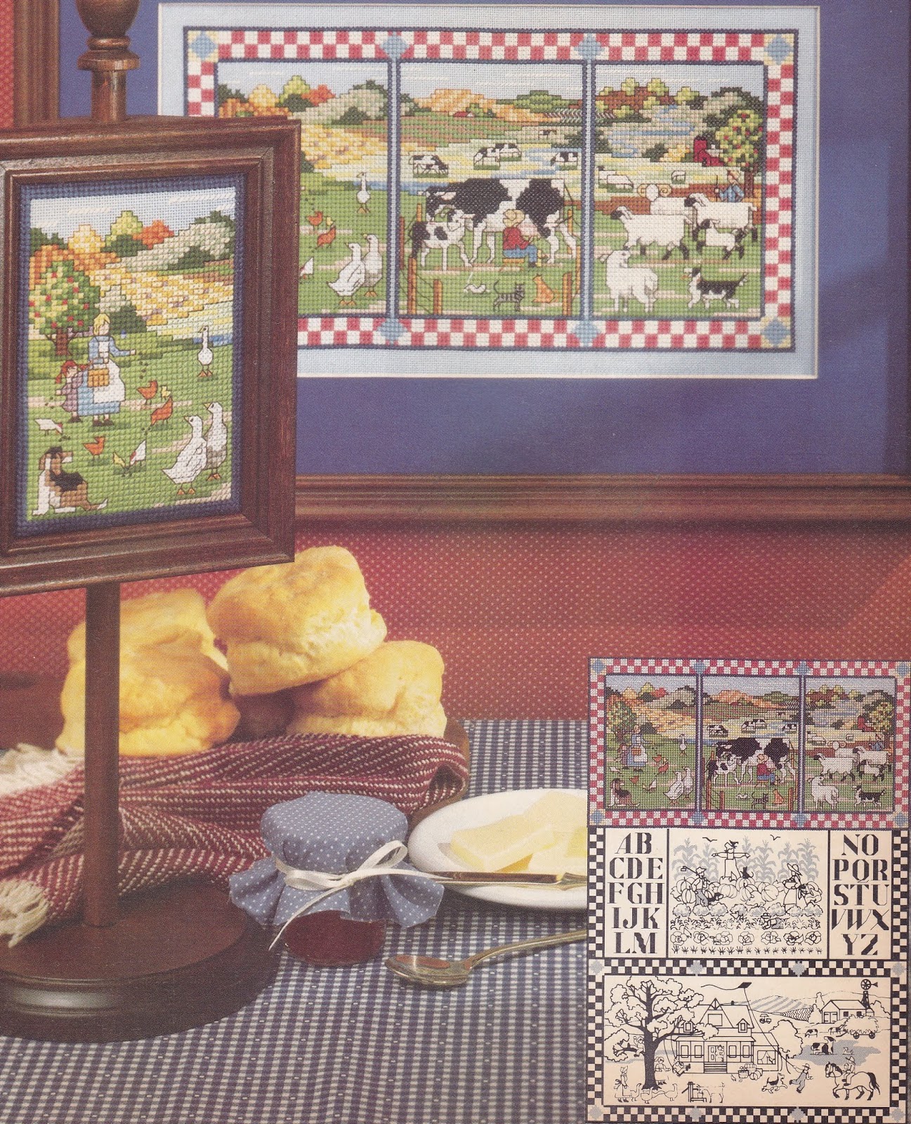 Cat's Vintage Collection: Farm Life Sampler Part One of Three