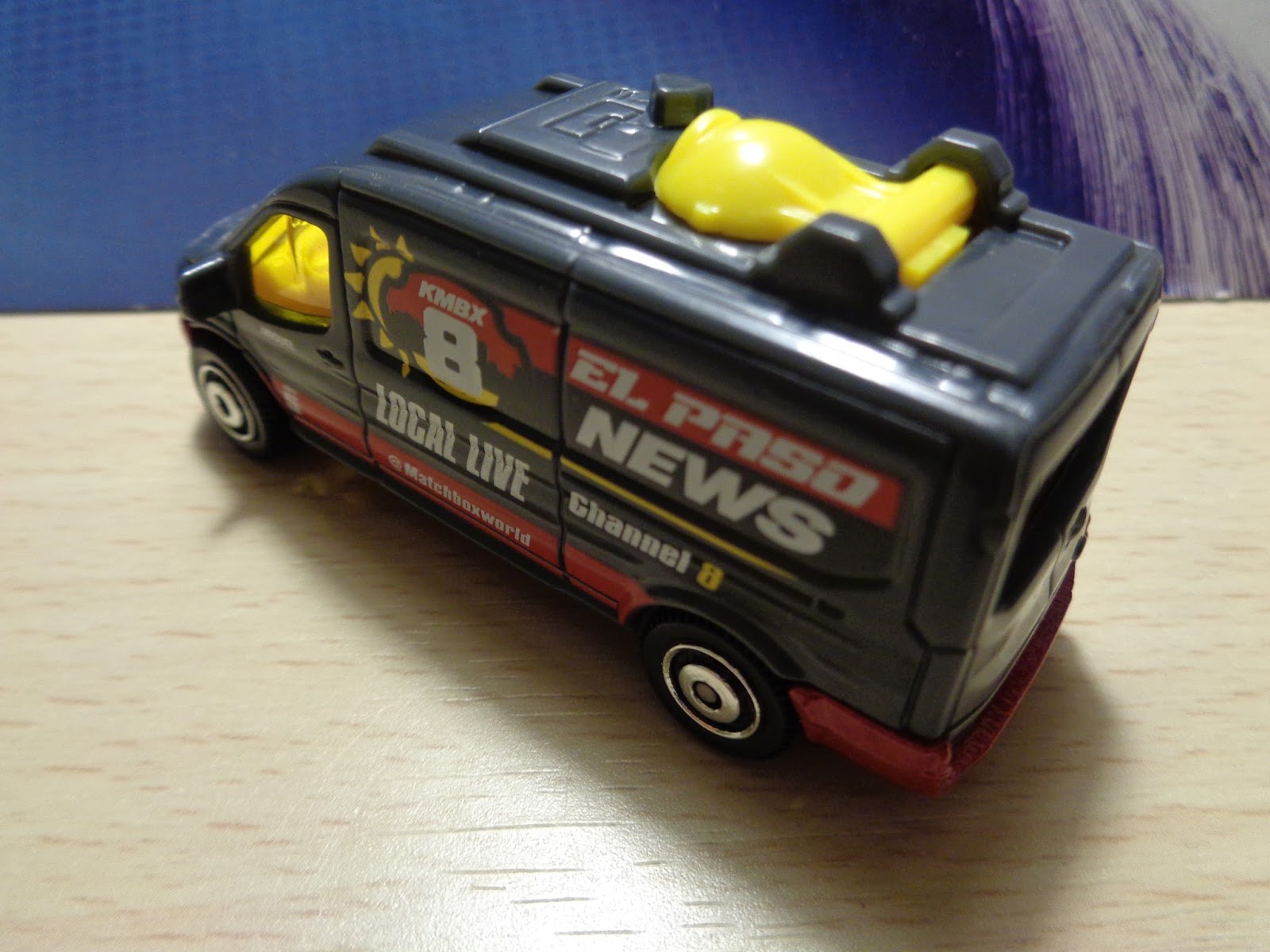 J And J Toys: Matchbox Monday - 14 Ford Transit News Van