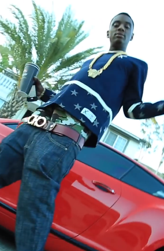 Celeb Saggers: Soulja Boy's Lowest Sag EVER!