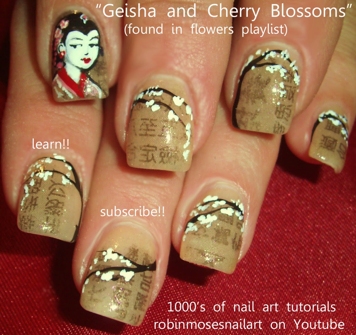 Nail Art by Robin Moses: "cherry blossom" "nail art" "cherry blossoms ...