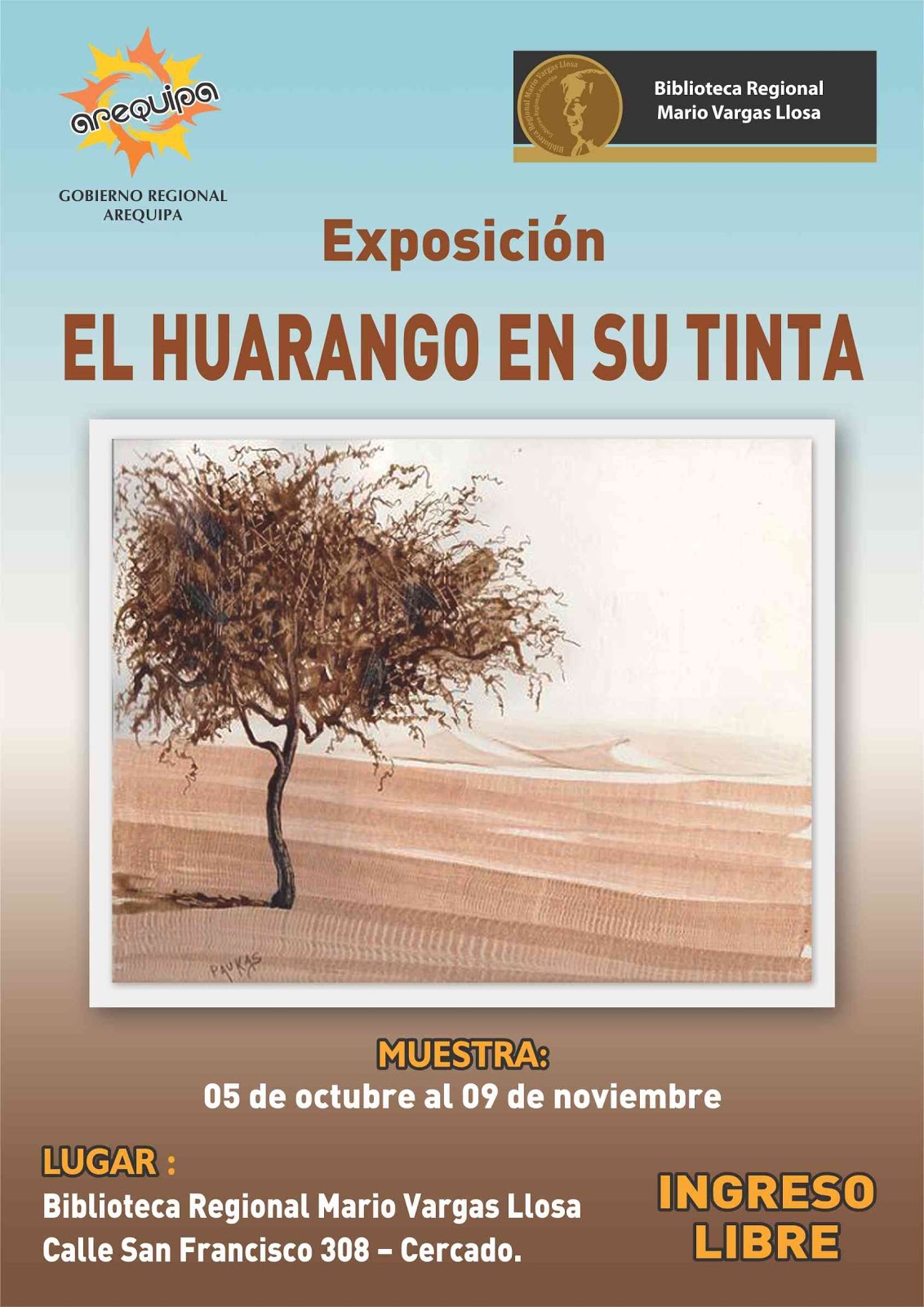 TINTA DE HUARANGO: Exposición de dibujos "El Huarango en su Tinta"