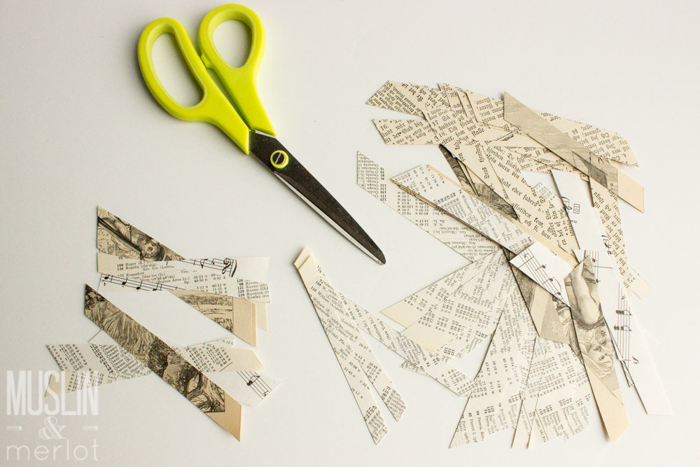 Paper Scrap Garland! - Muslin and Merlot