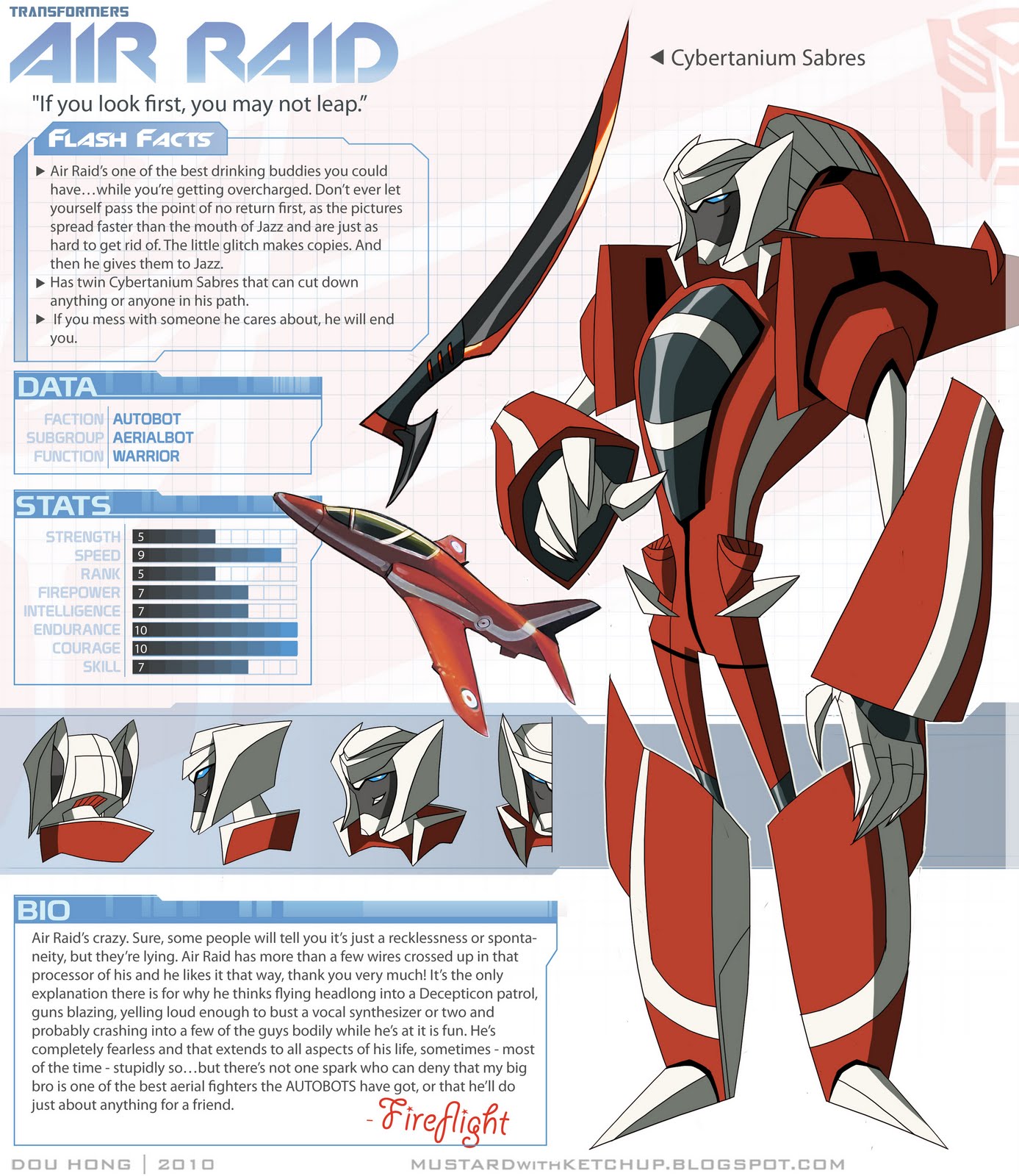 Dou Hong: Transformers Animated Aerialbots