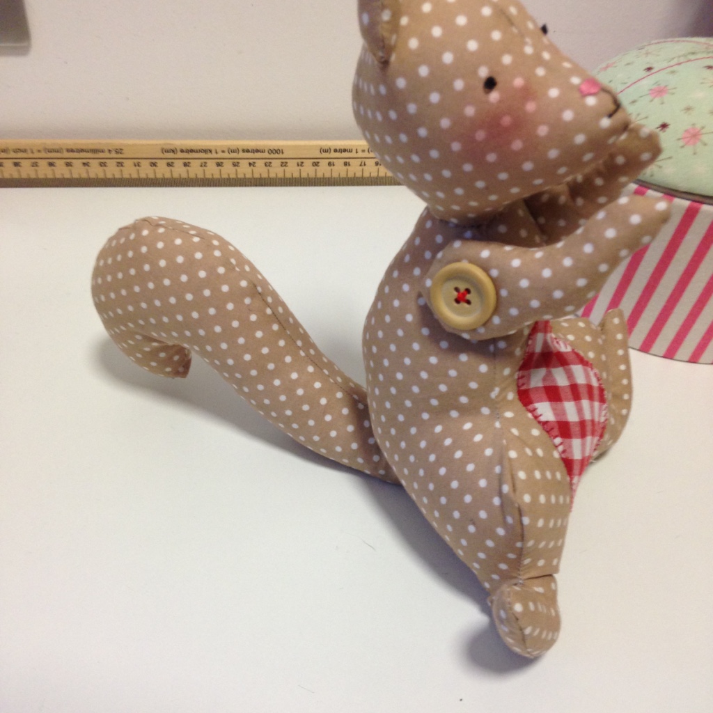 Sewing vs. Knitting: Sewing Squirrel
