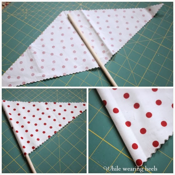 While Wearing Heels: Celebration Flag Tutorial