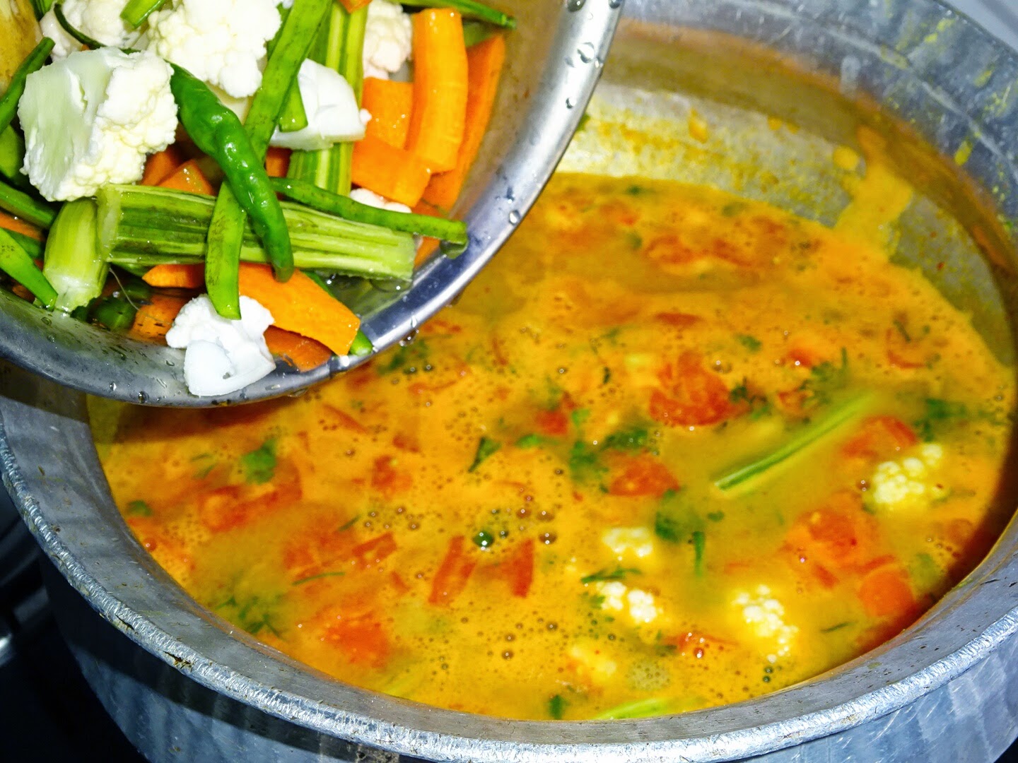 Veg Indian Good Food Recipes..: Sindhi Kadhi ( Mixed Vegetables cooked ...