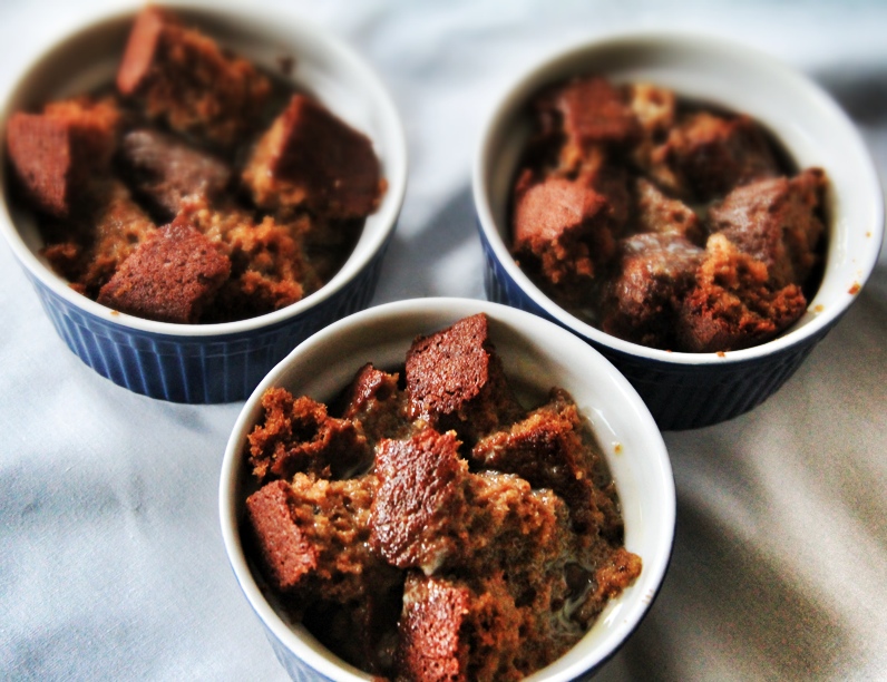 Sticky Toffee Gingerbread Bread Pudding - Grandbaby Cakes