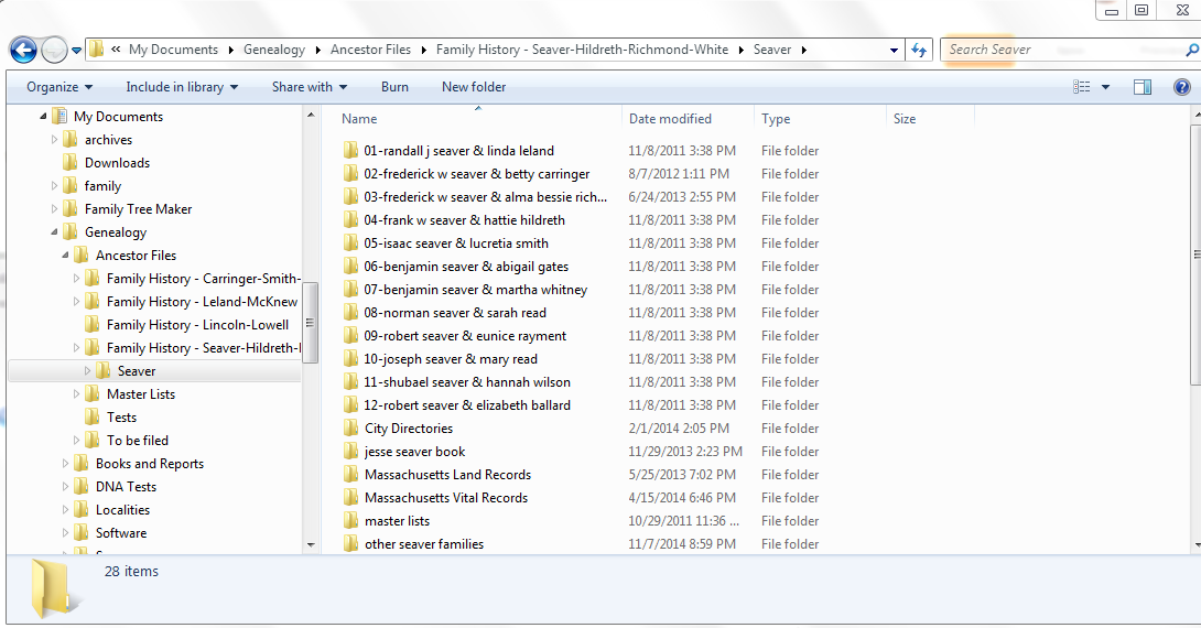 Genea-Musings: My Genealogy Digital File Folder Organization