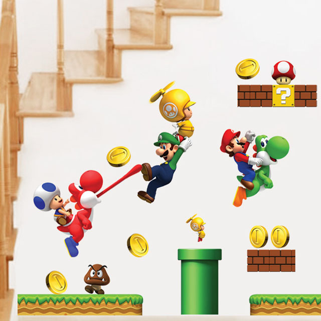 Bebes Crianças e Mamães PT: PAPEL DE PAREDE SUPER MARIO