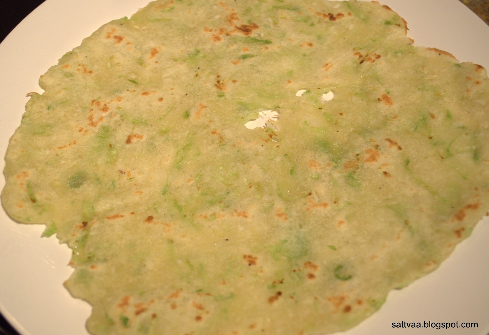 Sattvaa: Cucumber rave rotti - fusion of dosa and rotti