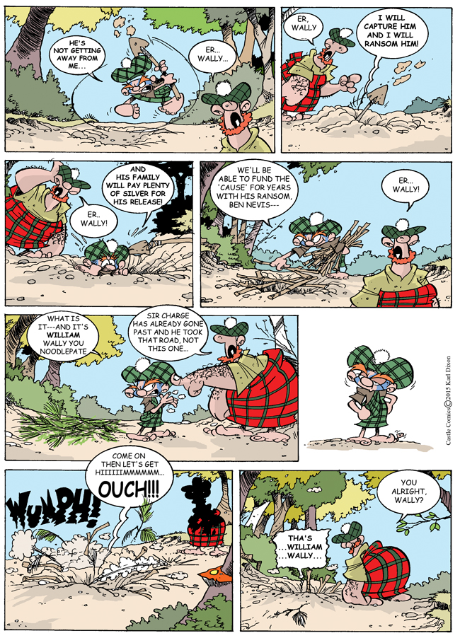 Diary of a Cartoonist: Castle Comics Page 2-5