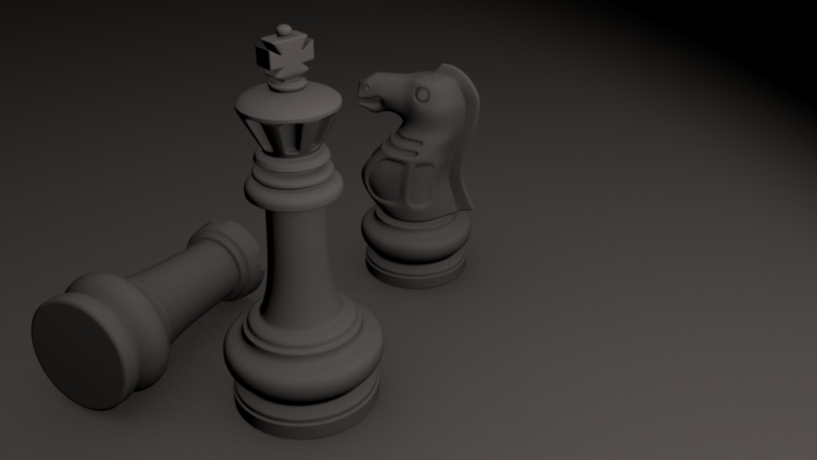Blender360: Cycles: Chess Pieces (Blender Internal Render)