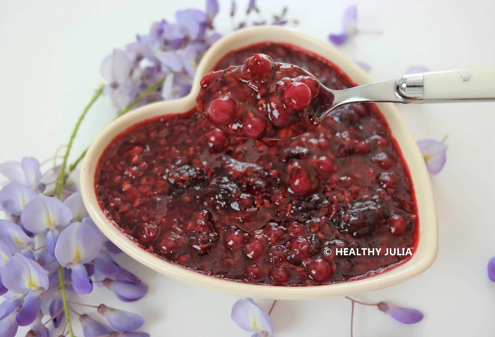 COOKING JULIA : COMPOTE DE FRUITS ROUGES