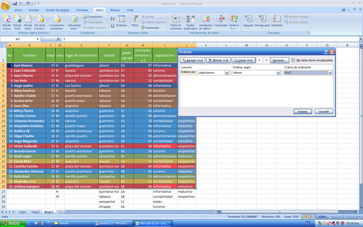 practicas excel: practicas excel