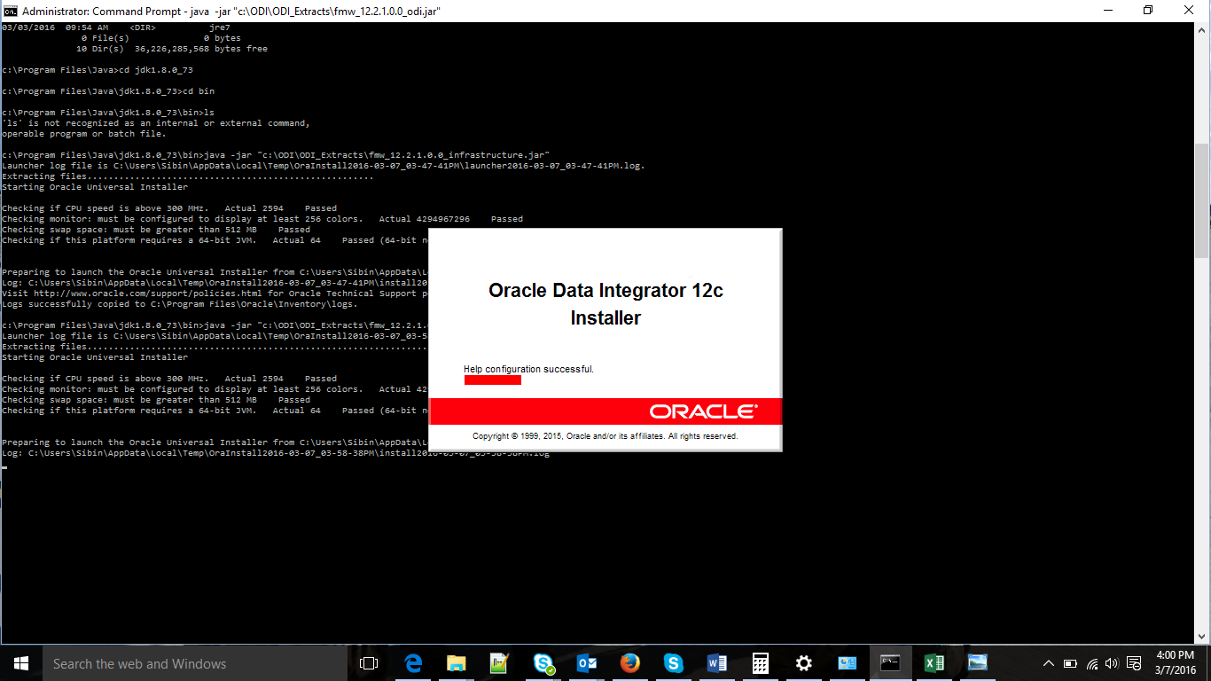 Exploits in Hyperion: Oracle Data Integrator 12c– Install steps