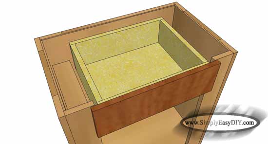 Simply Easy DIY: DIY: Bed Side Table with Drawer & Cabinet - Simple & Easy