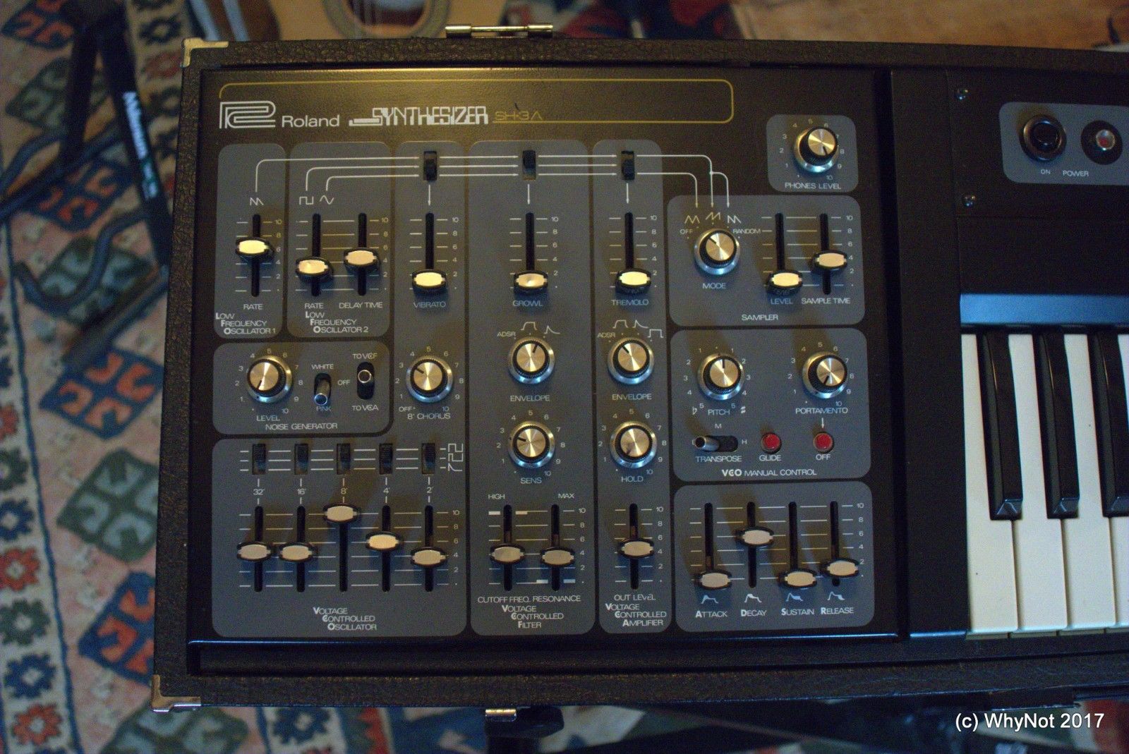 MATRIXSYNTH: Roland SH-3A Vintage Analogue Synthesizer in Excellent ...