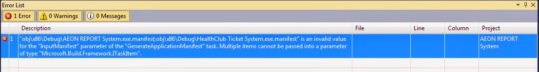 How to fixed an error message invalid value for the "InputManifest ...