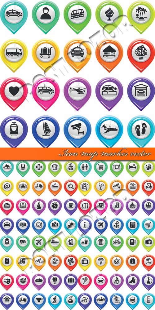 Map Marker Vectors and Icons Free Download