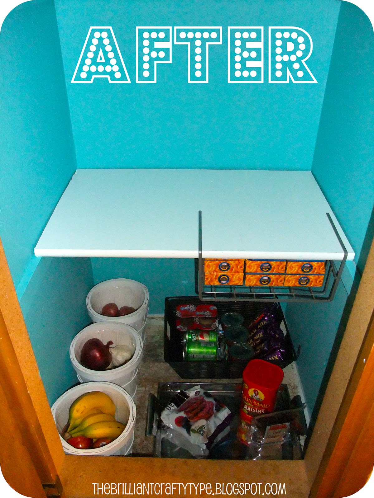 The Brilliant Crafty Type: Pantry Pride {Pretty Pantry Reveal}