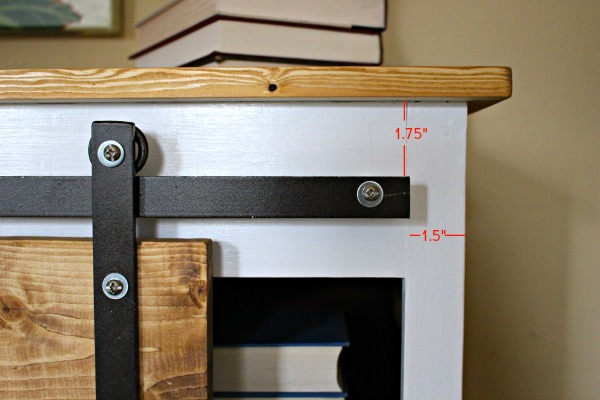Sliding Door Console Table {Tutorial} | East Coast Creative