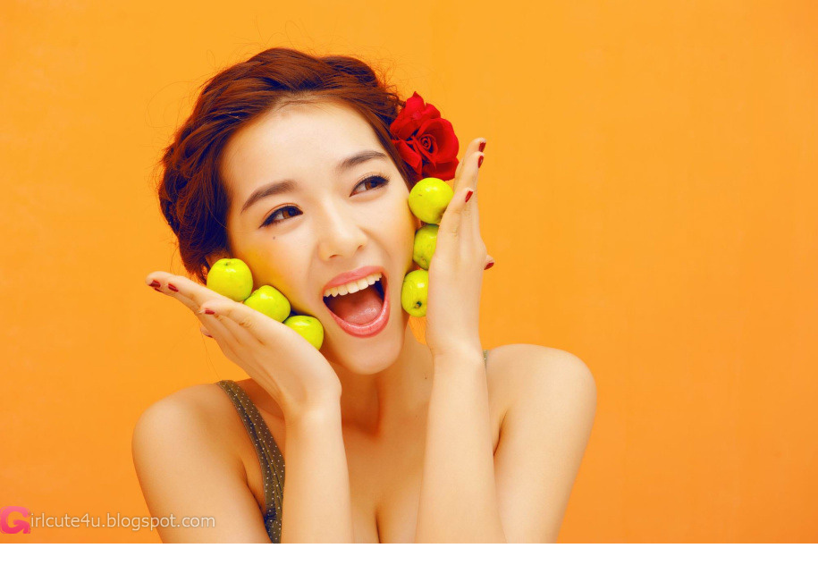 Orange Color Of Sexy ~ Cute Girl Asian Girl Korean Girl Japanese Girl Chinese Girl